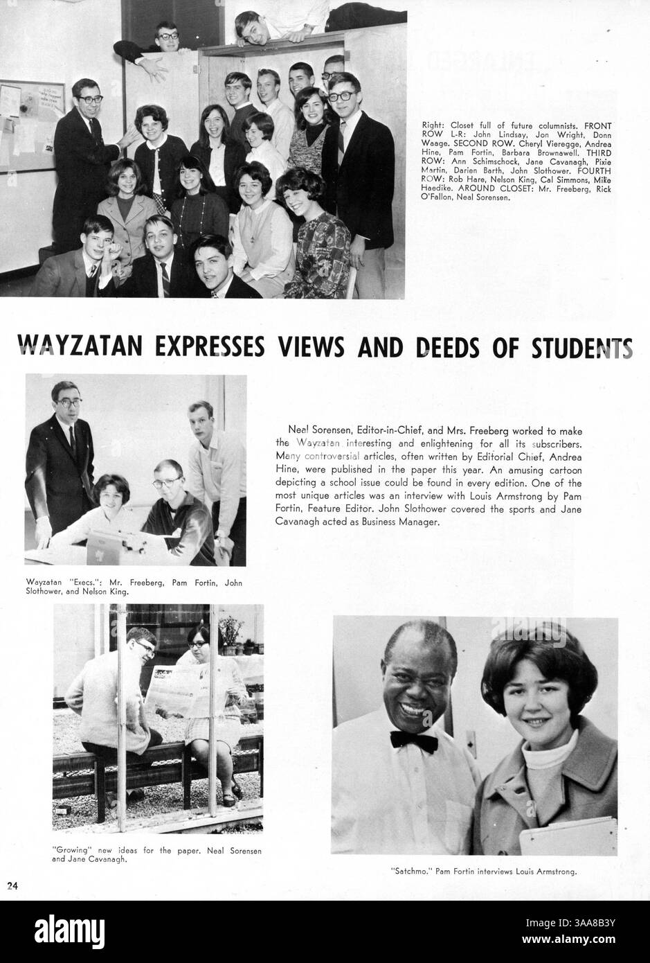 This yearbook from 1966 highlights the accomplishments of students ...