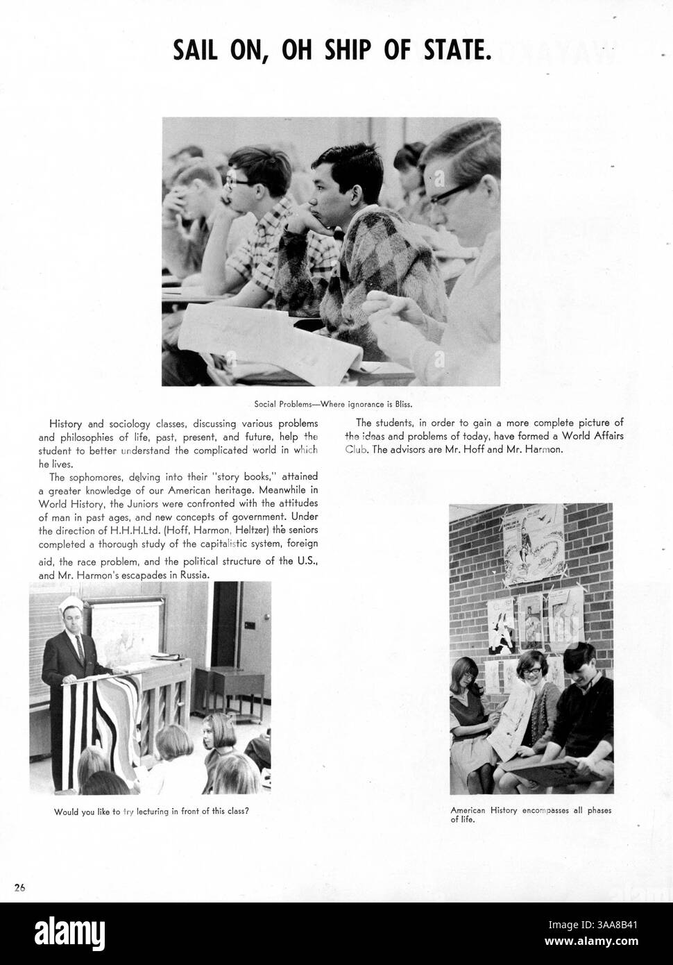This 1966 yearbook from Wayzata High School features students, teachers ...