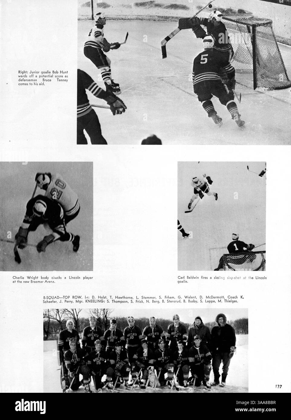 The 1966 Wayzata High School yearbook features the student body ...