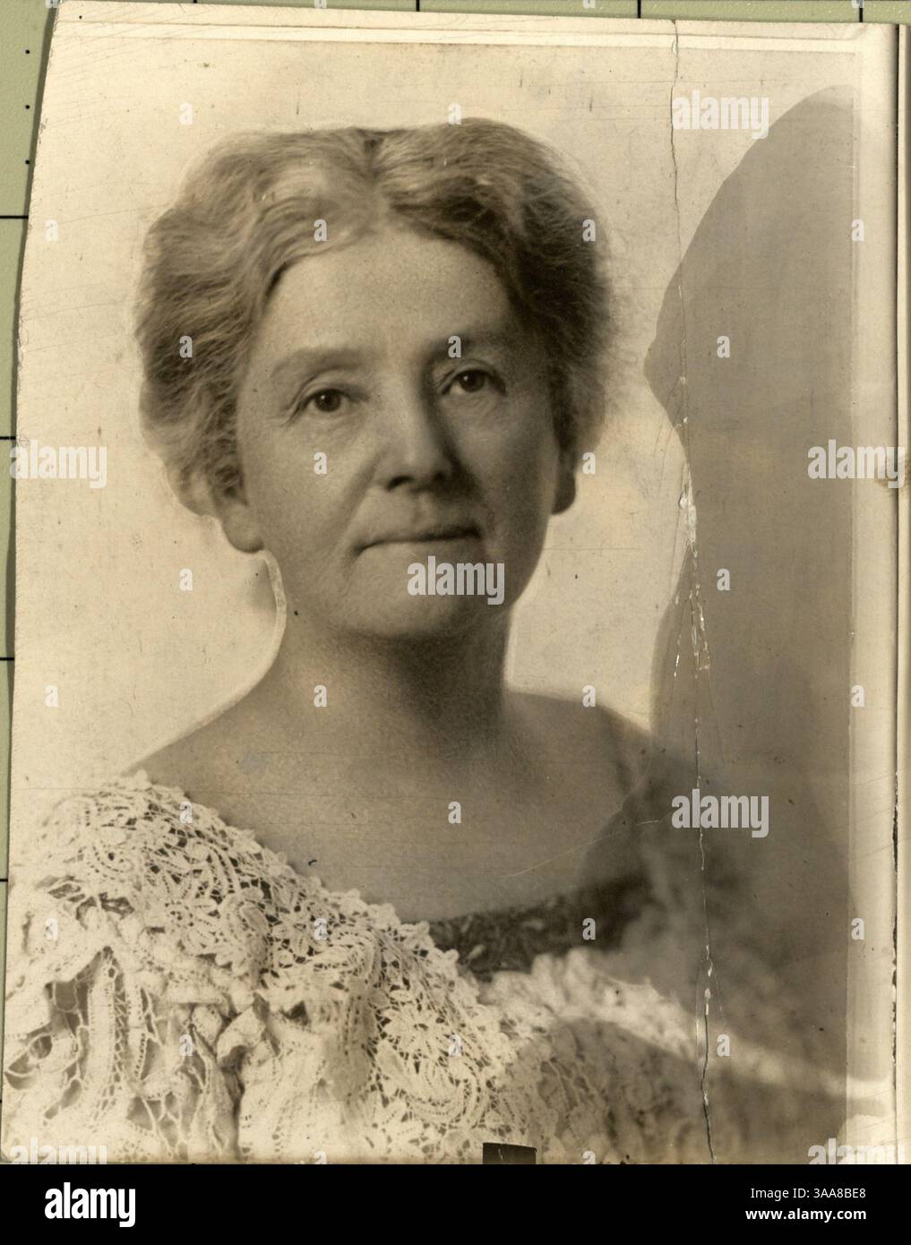 A portrait of Mrs. Alfred Merrill, captured for historical records in ...