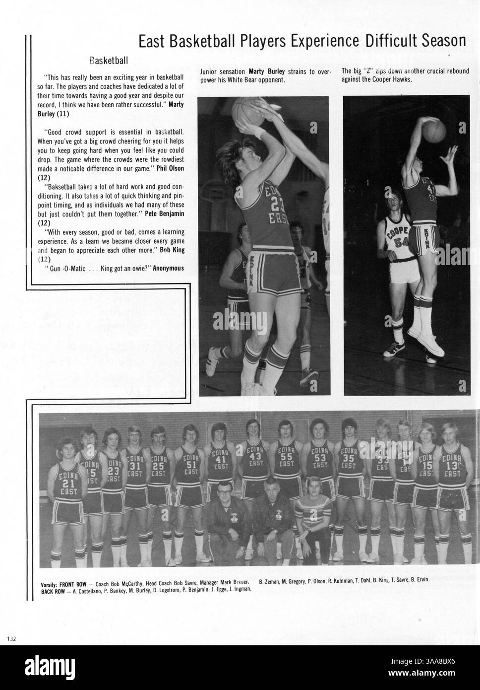 Documenting events from the 1974 1975 school year Cut Out Stock Images ...