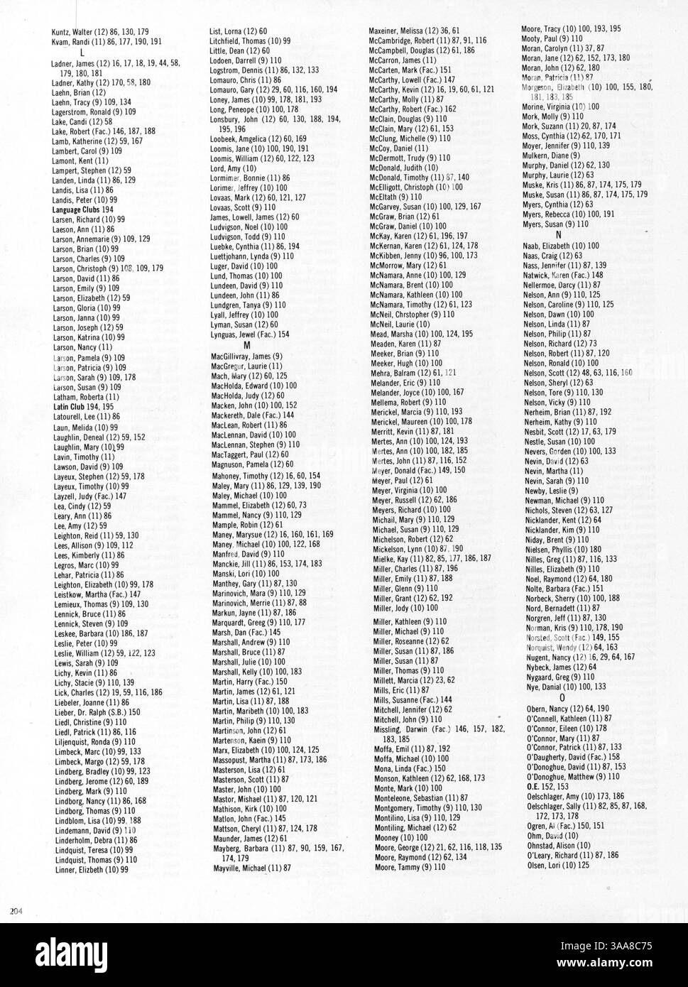 The 1975 Whigrean yearbook from Edina East High School captures the ...