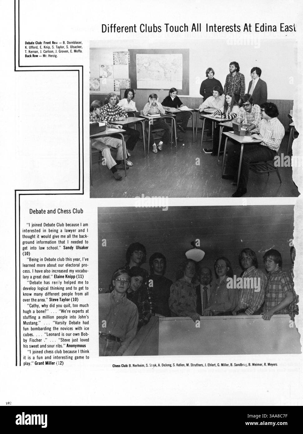 This 1975 Whigrean yearbook captures student and teacher contributions ...