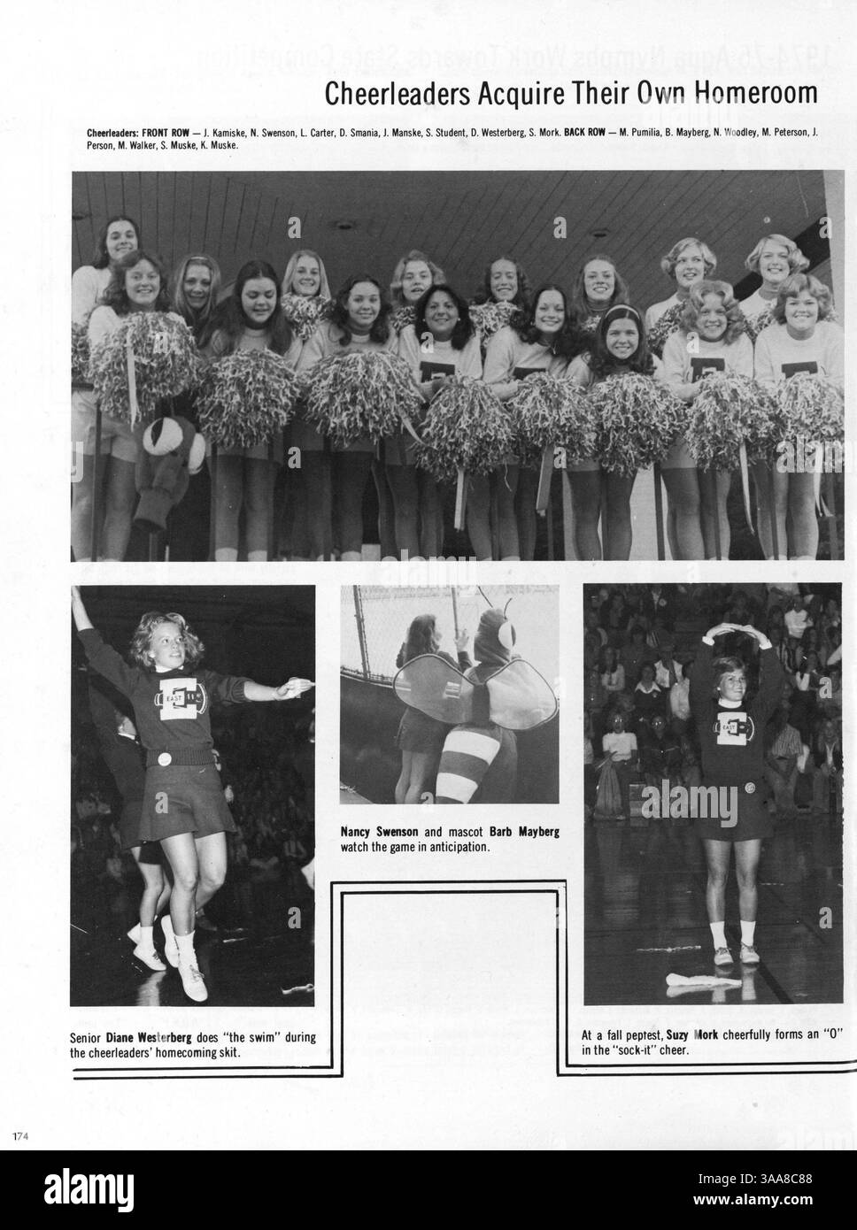 The 1975 Whigrean yearbook from Edina East High School captures the ...