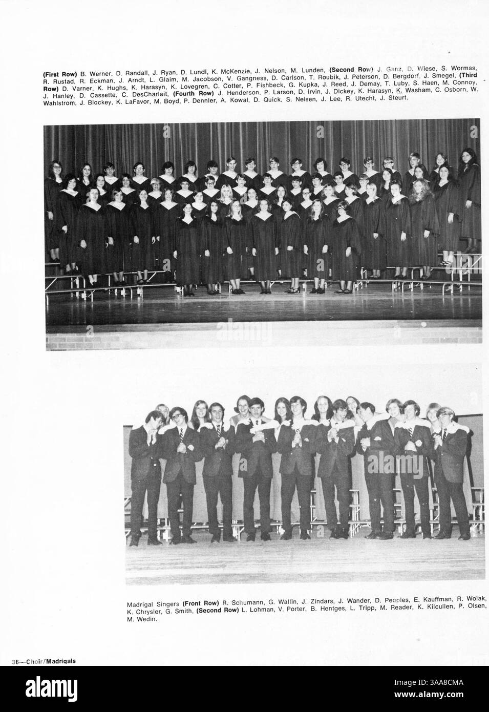 The 1971 yearbook from cooper high school in robbins hi-res stock ...