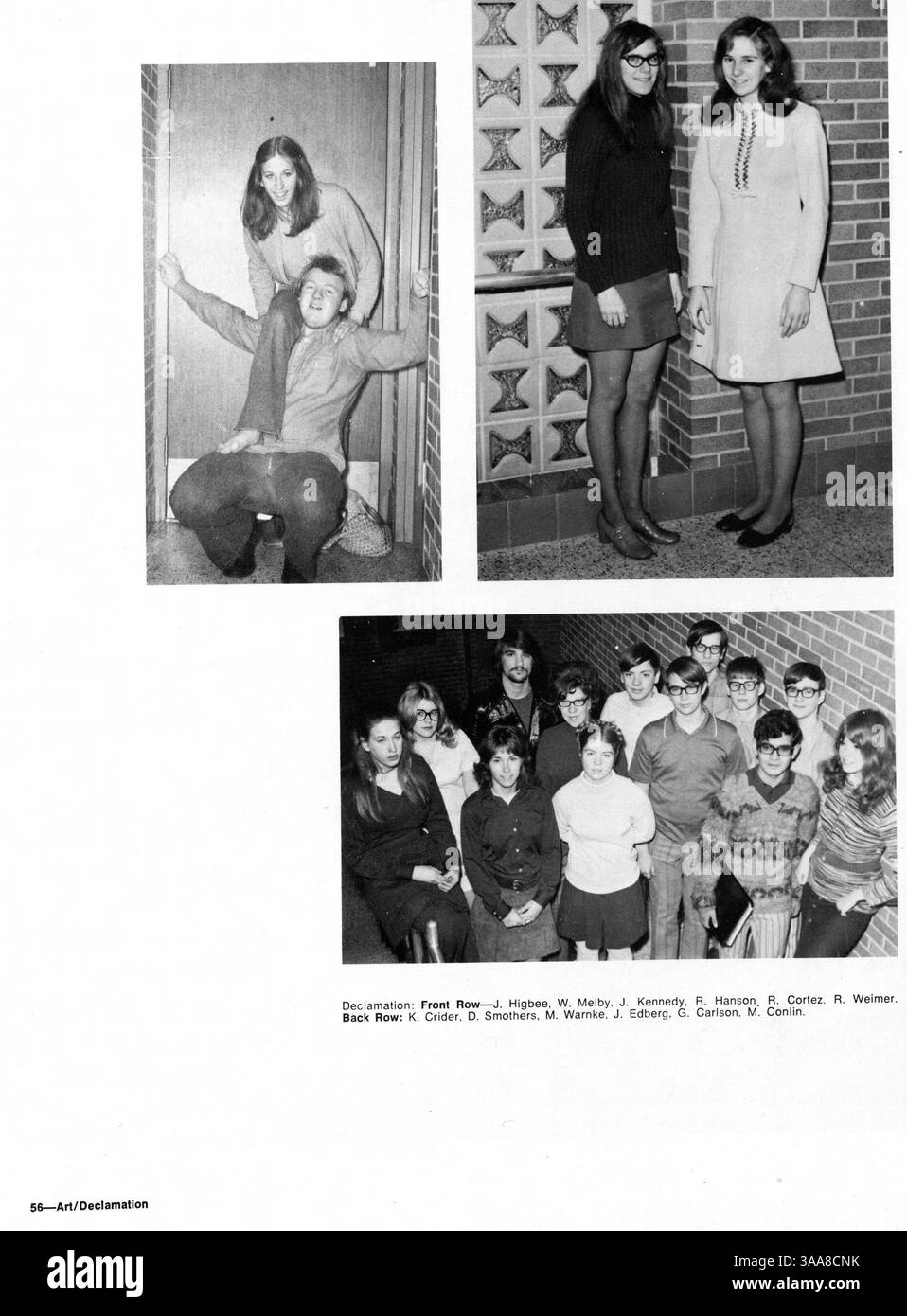 The 1971 Talons yearbook for Cooper High School captures key moments ...