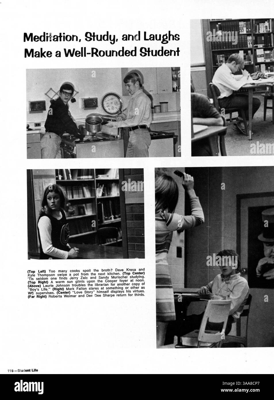 This 1971 yearbook from cooper high school includes a comprehens hi-res ...
