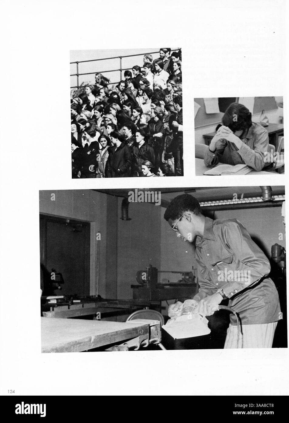 The 1971 edition of Talons from Cooper High School features a detailed ...