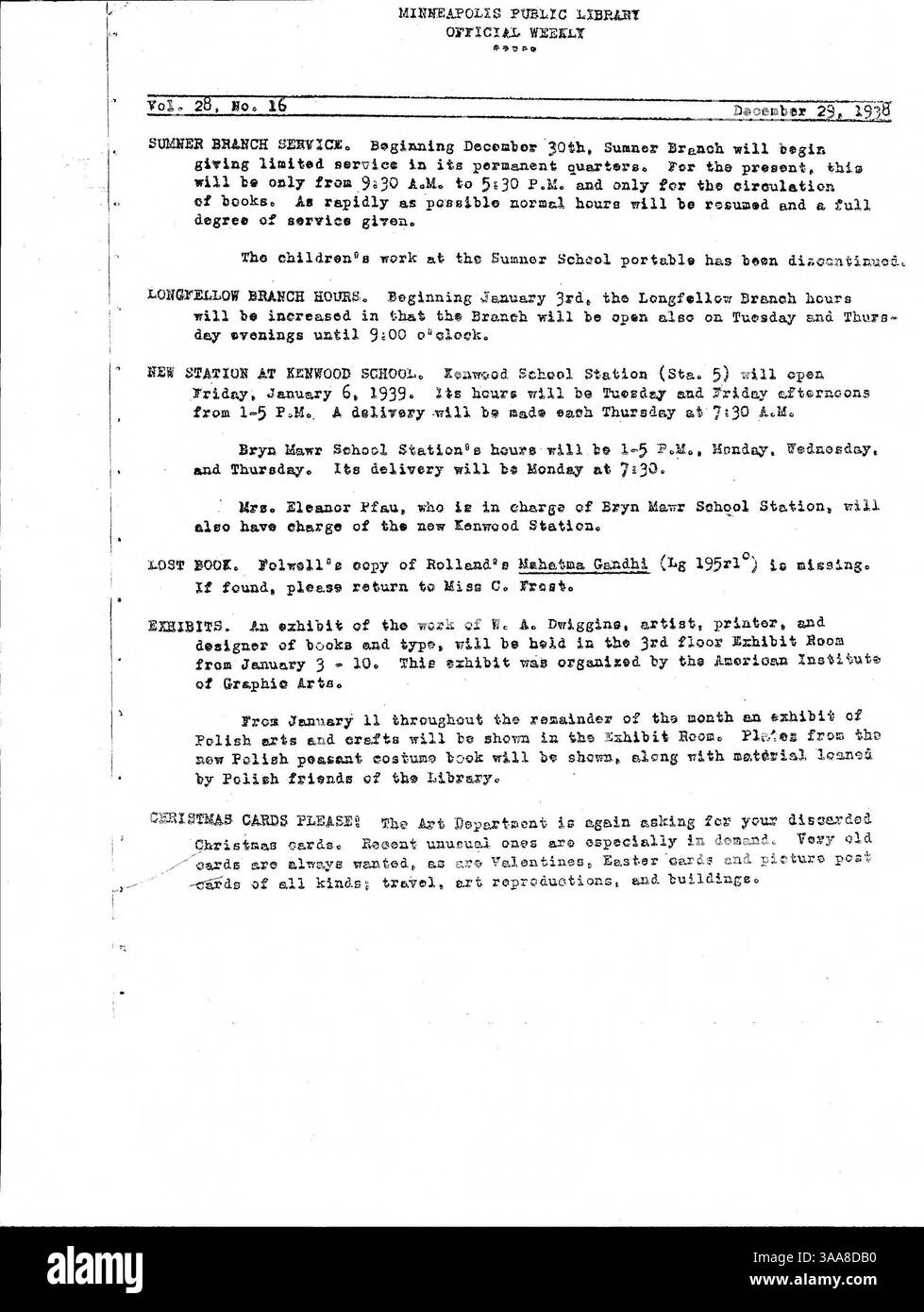 This minneapolis public library official bulletin from 1938 offe hi-res ...