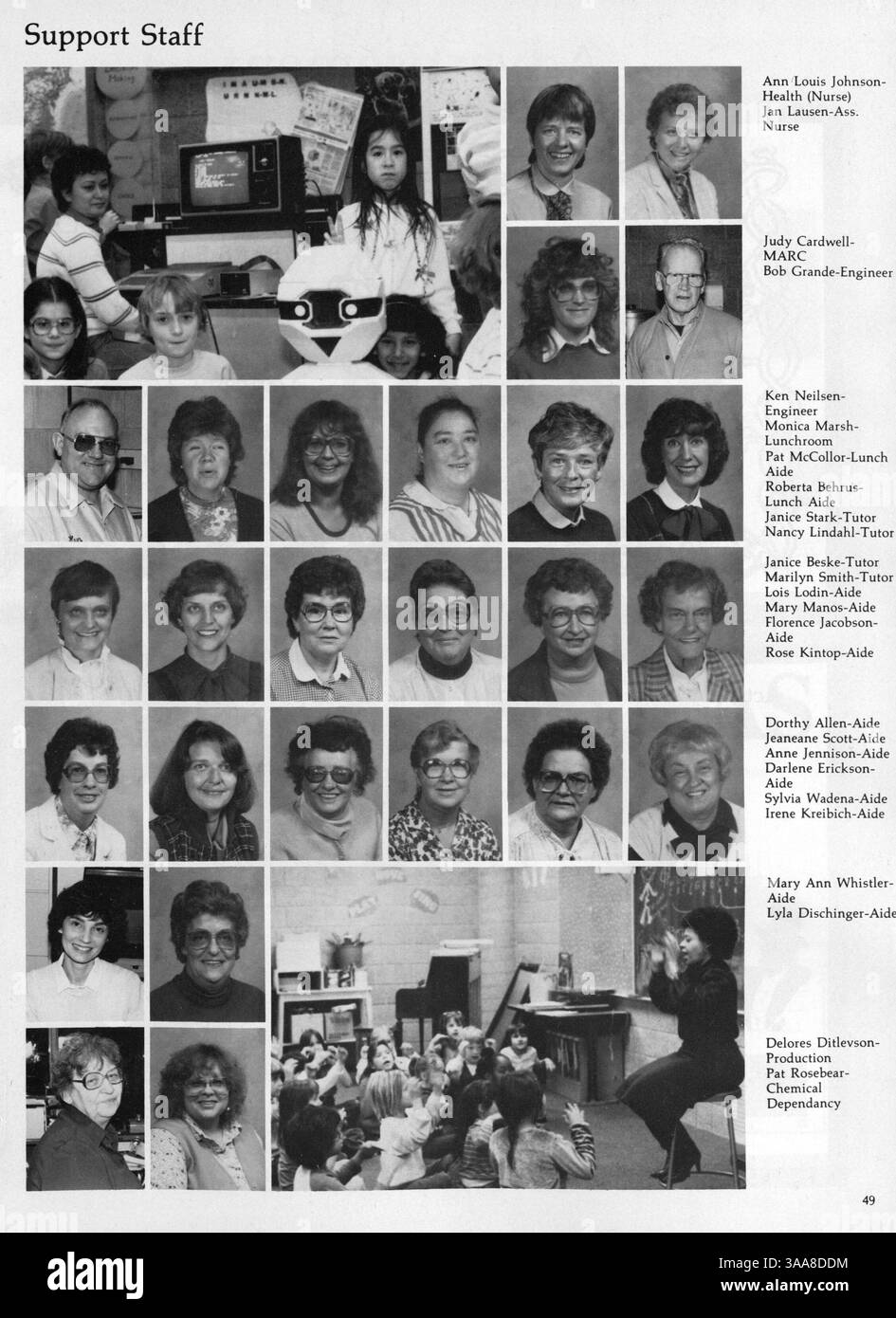 This edition of the 1984 'The Dragon' yearbook captures key moments ...