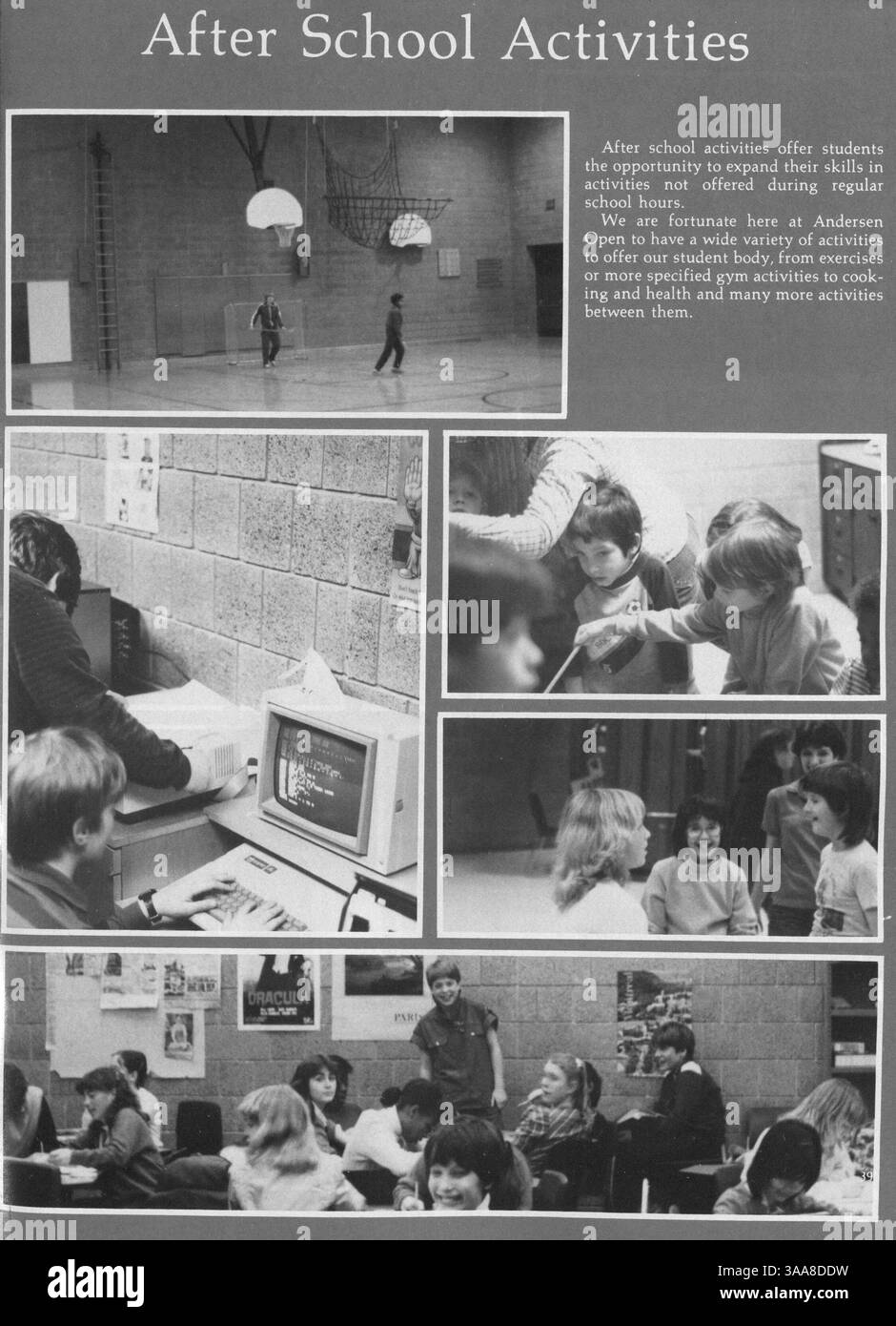 'The Dragon' yearbook of 1984 from Andersen Open School documents the ...