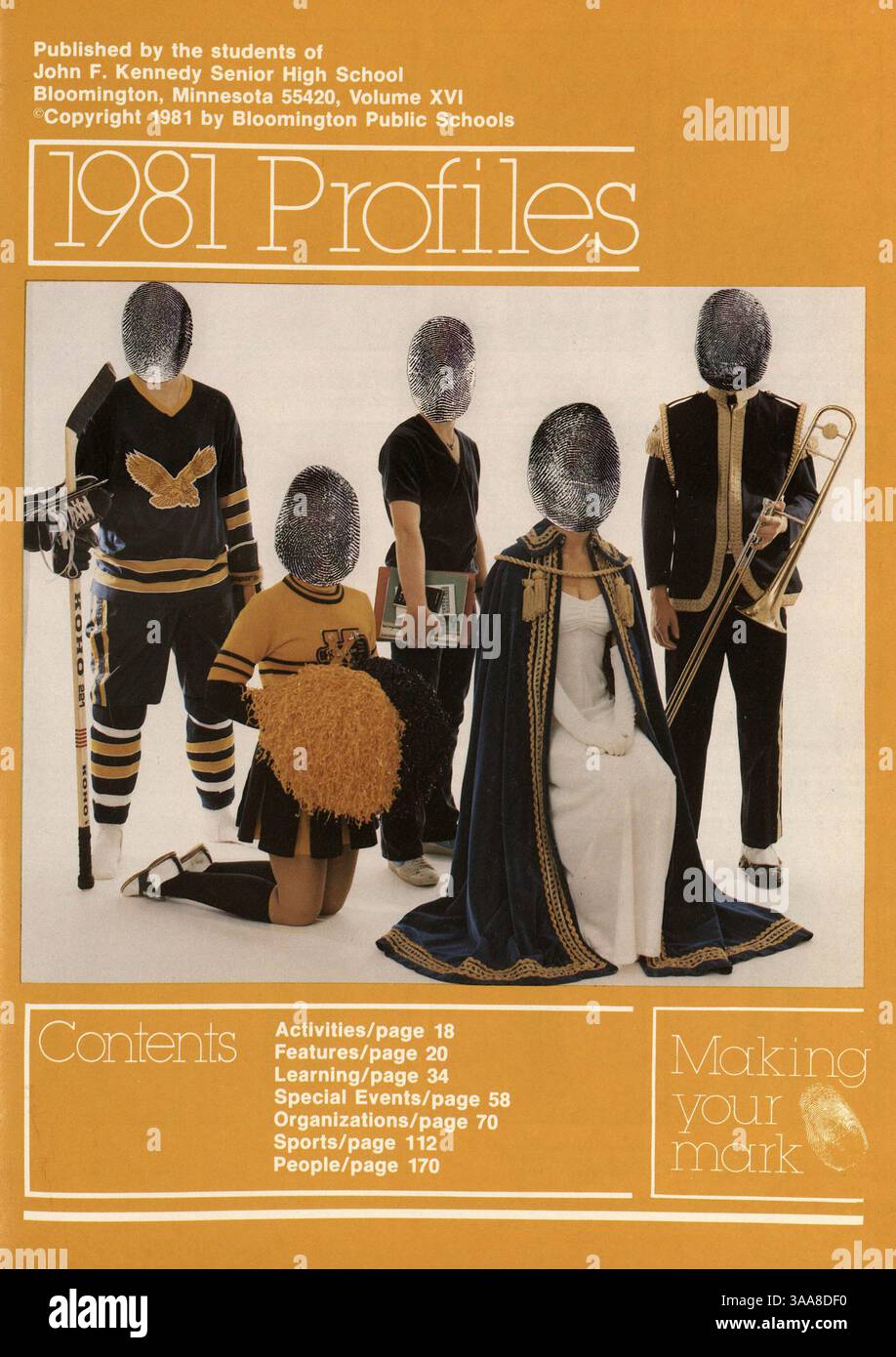 The 1981 '1981 Profiles' yearbook from Kennedy High School captures ...