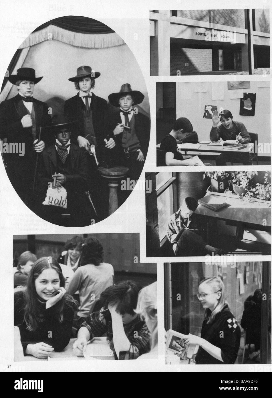 The 1984 edition of 'The Dragon' yearbook from Andersen Open documents ...
