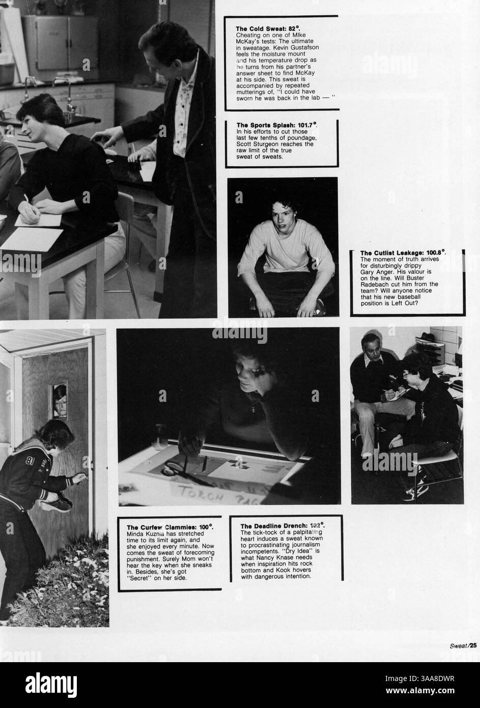 The 1981 Kennedy High School yearbook features students, teachers ...