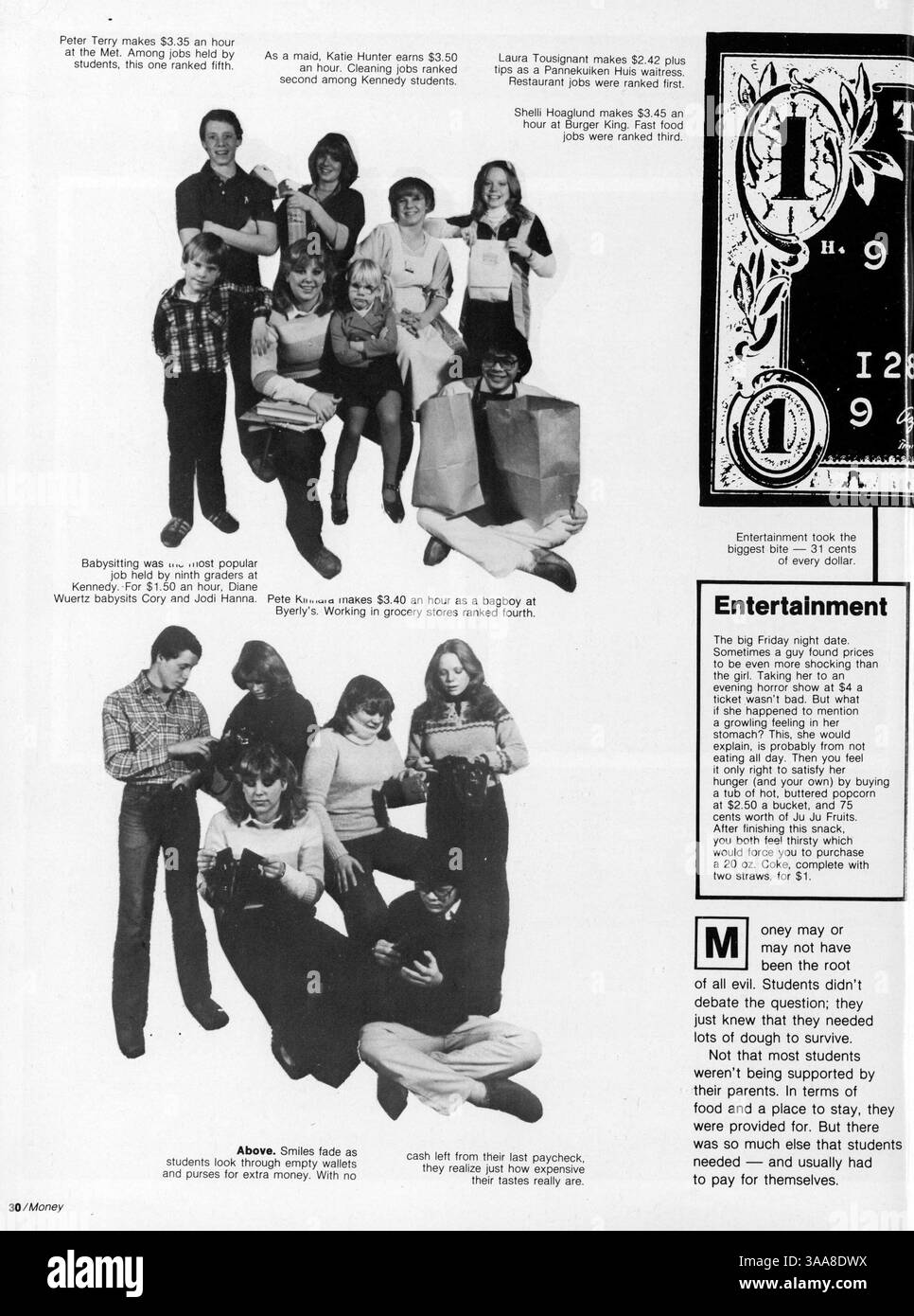 Kennedy highs 1981 yearbook features a collection of profiles hi-res ...