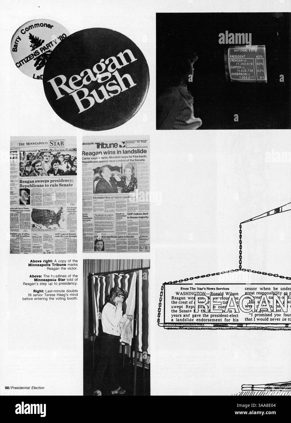 The 1981 Kennedy High Yearbook documents students, teachers, clubs ...