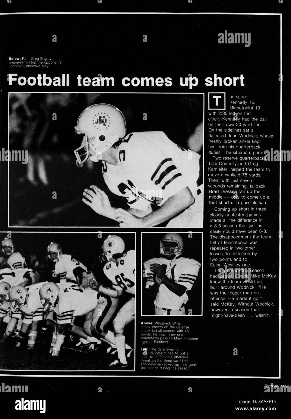 The 1981 kennedy high yearbook showcases profiles of students an hi-res ...