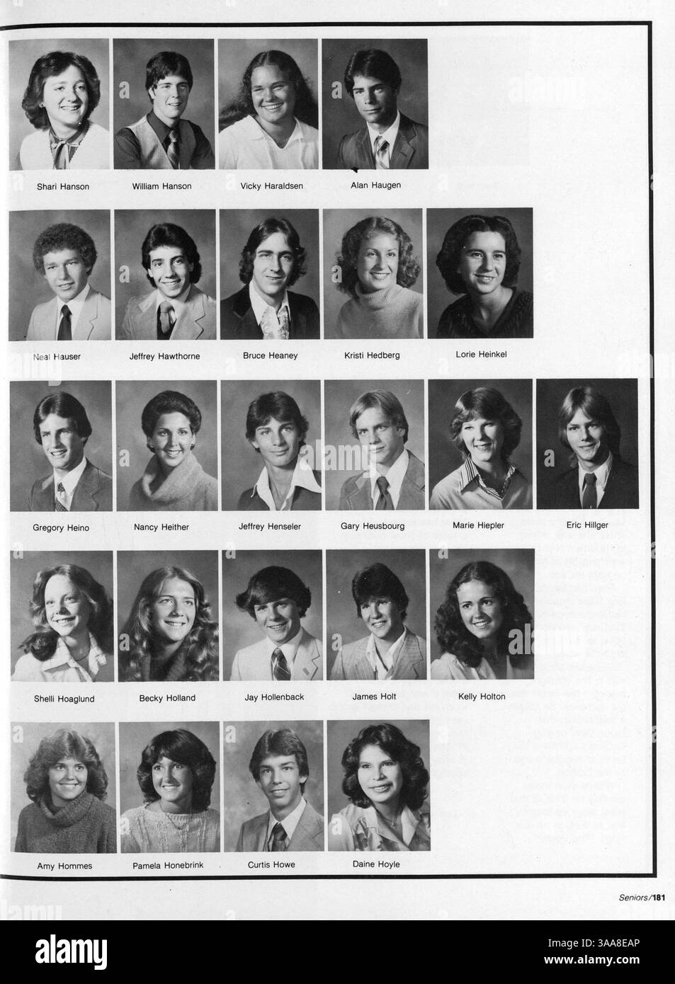 This 1981 yearbook from kennedy high features profiles of studen hi-res ...