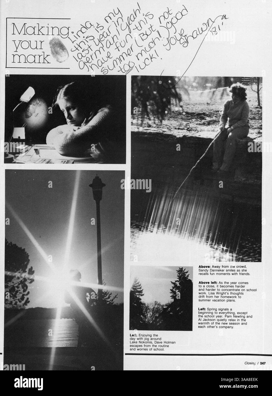 This yearbook from Kennedy High School highlights the 1980-1981 school ...