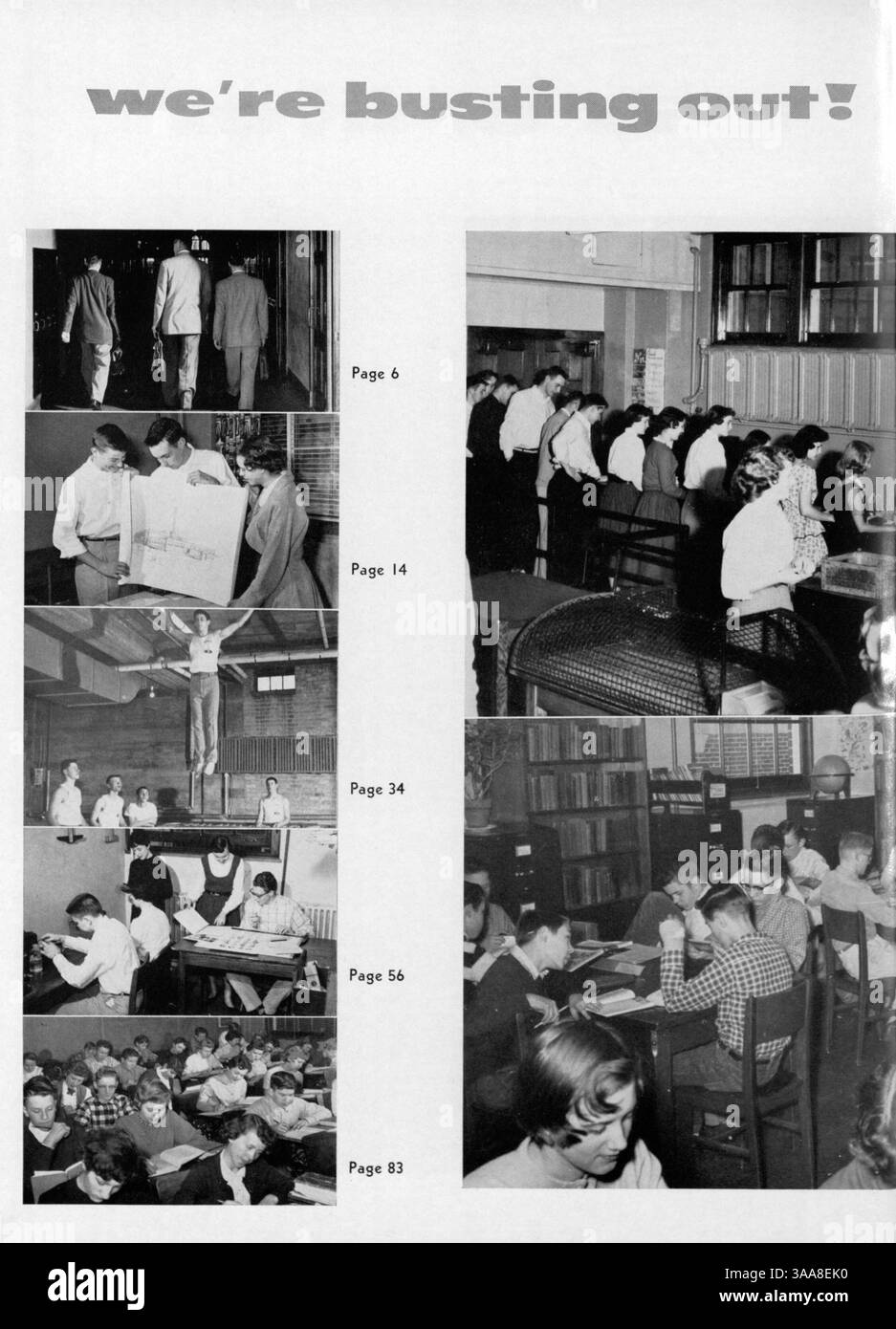 The 1955 Patrick Henry High Yearbook, Orator '55, captures the academic ...