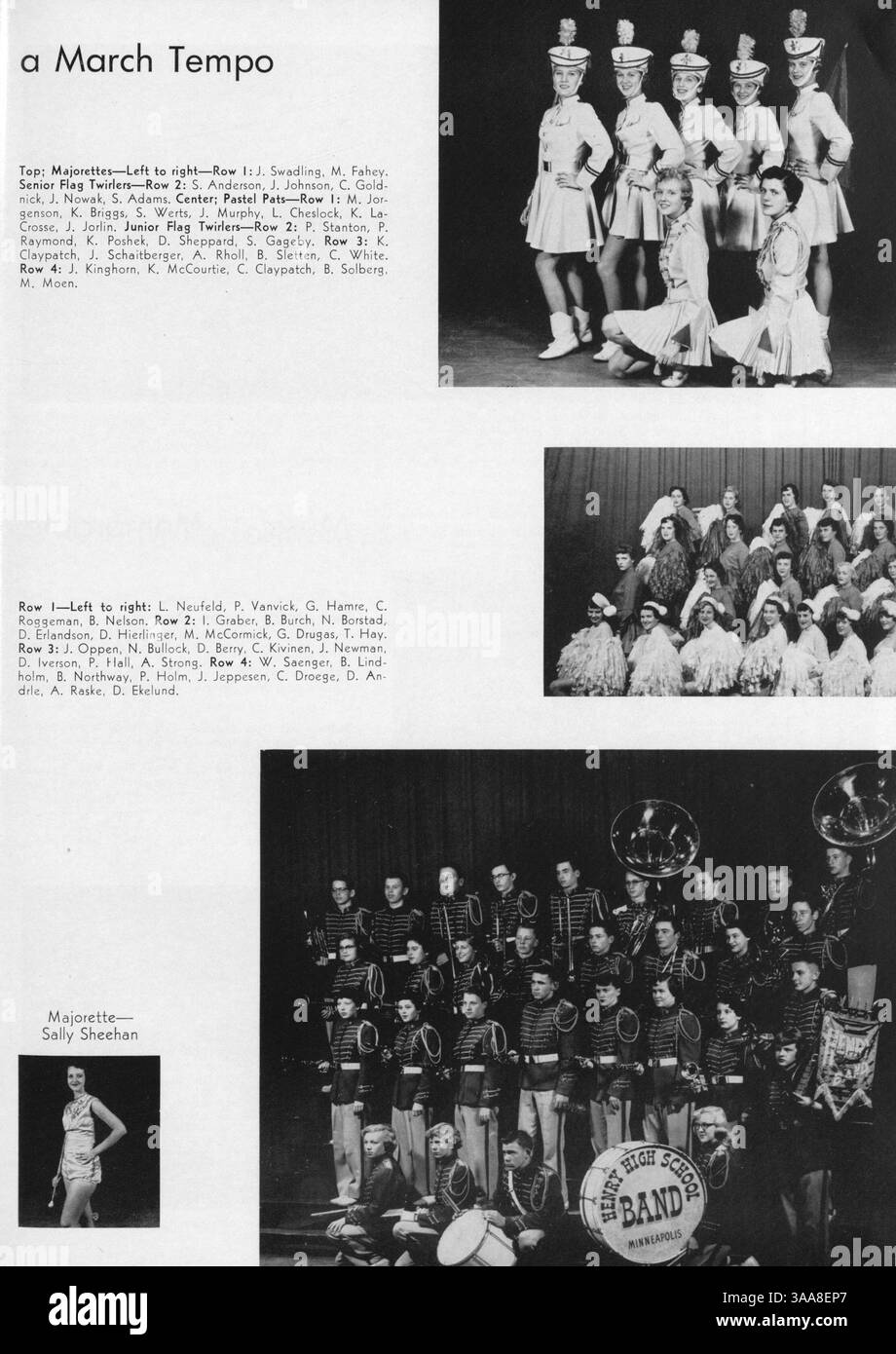 This high school yearbook from 1955 documents the experiences of ...