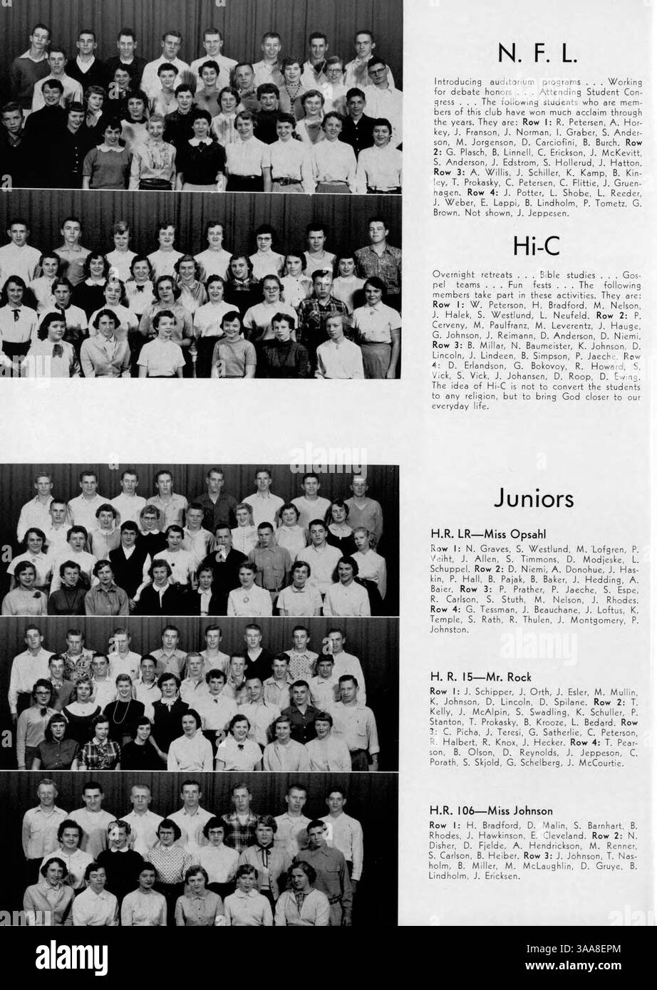 The 1955 Orator yearbook from Patrick Henry High School offers a ...