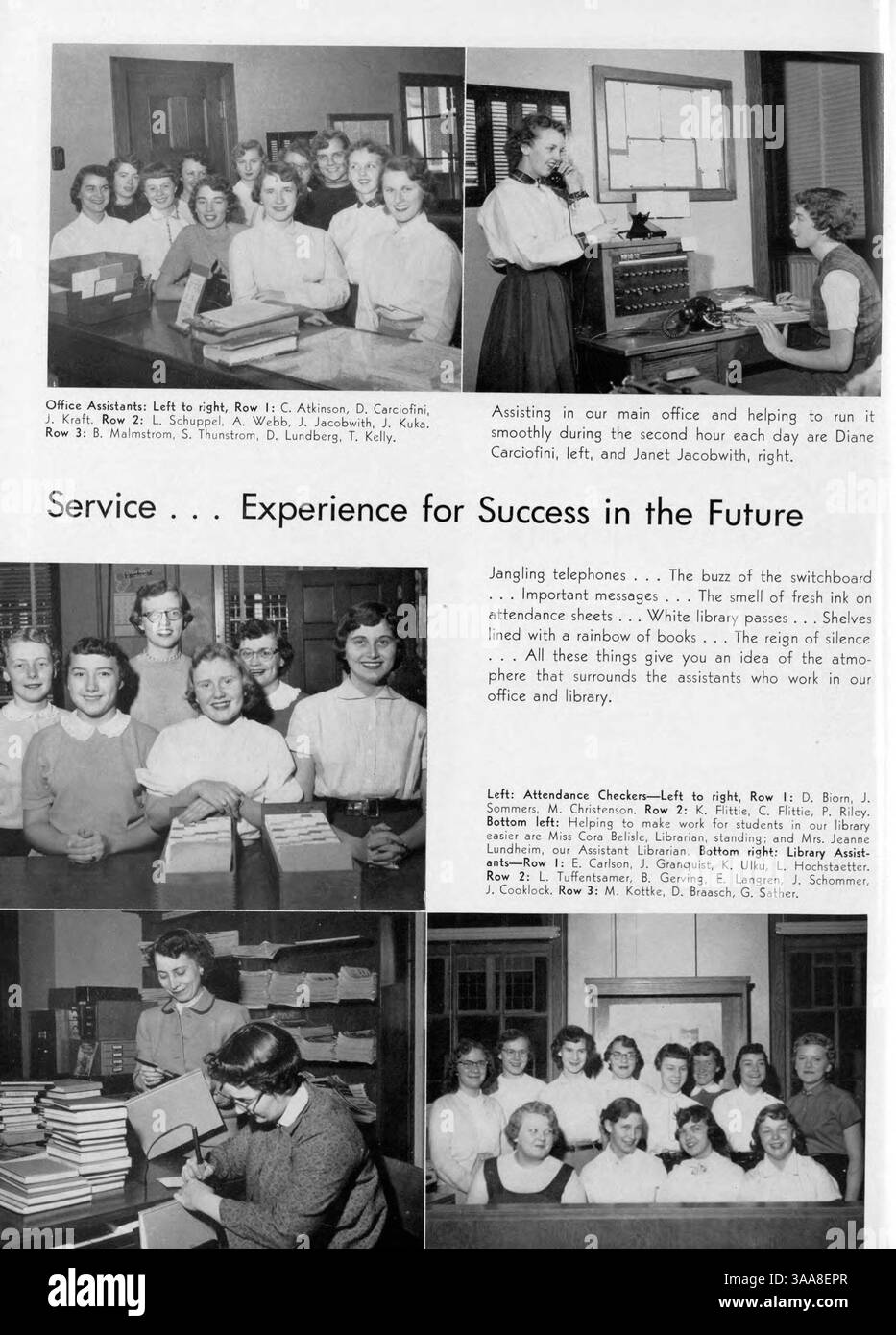 This high school yearbook from 1955 captures the 1954 1955 year Black ...
