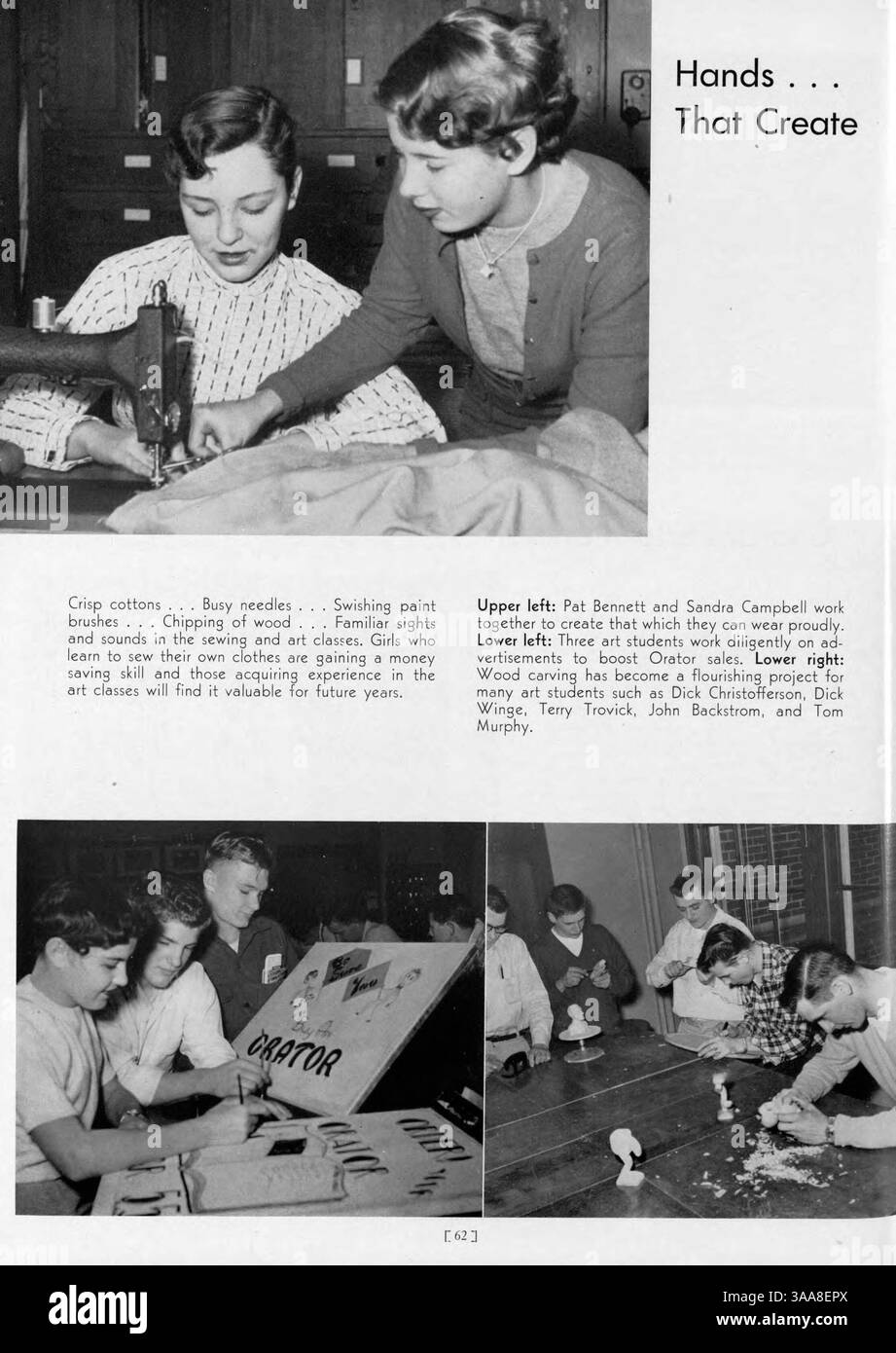 This 1955 orator yearbook from patrick henry high school feature hi-res ...