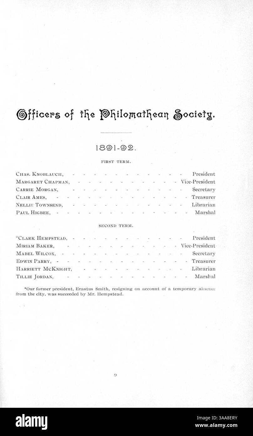 This yearbook from Central High School, 1892, offers a glimpse into ...