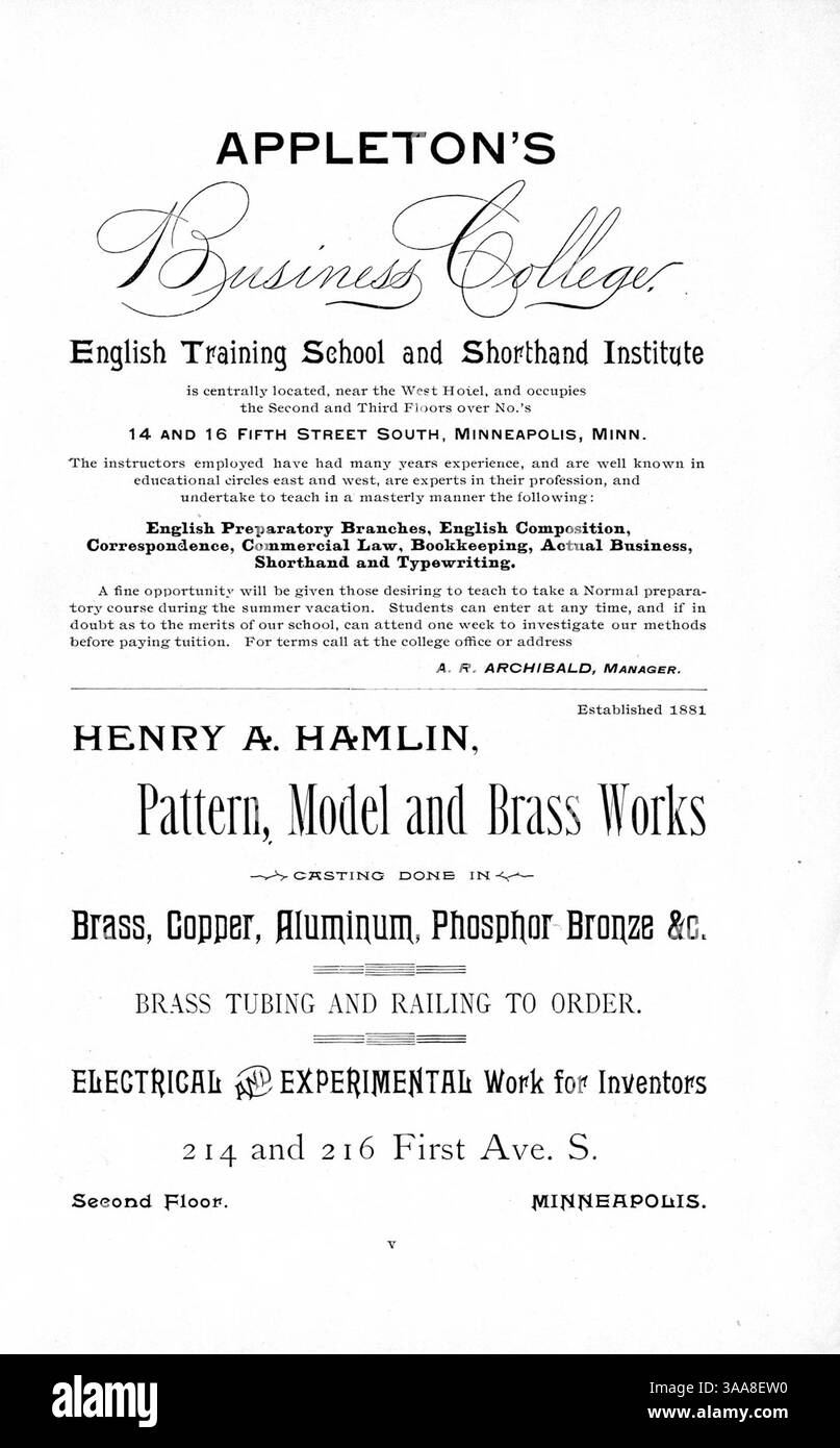 This 1892 Central High School yearbook records the students, teachers ...