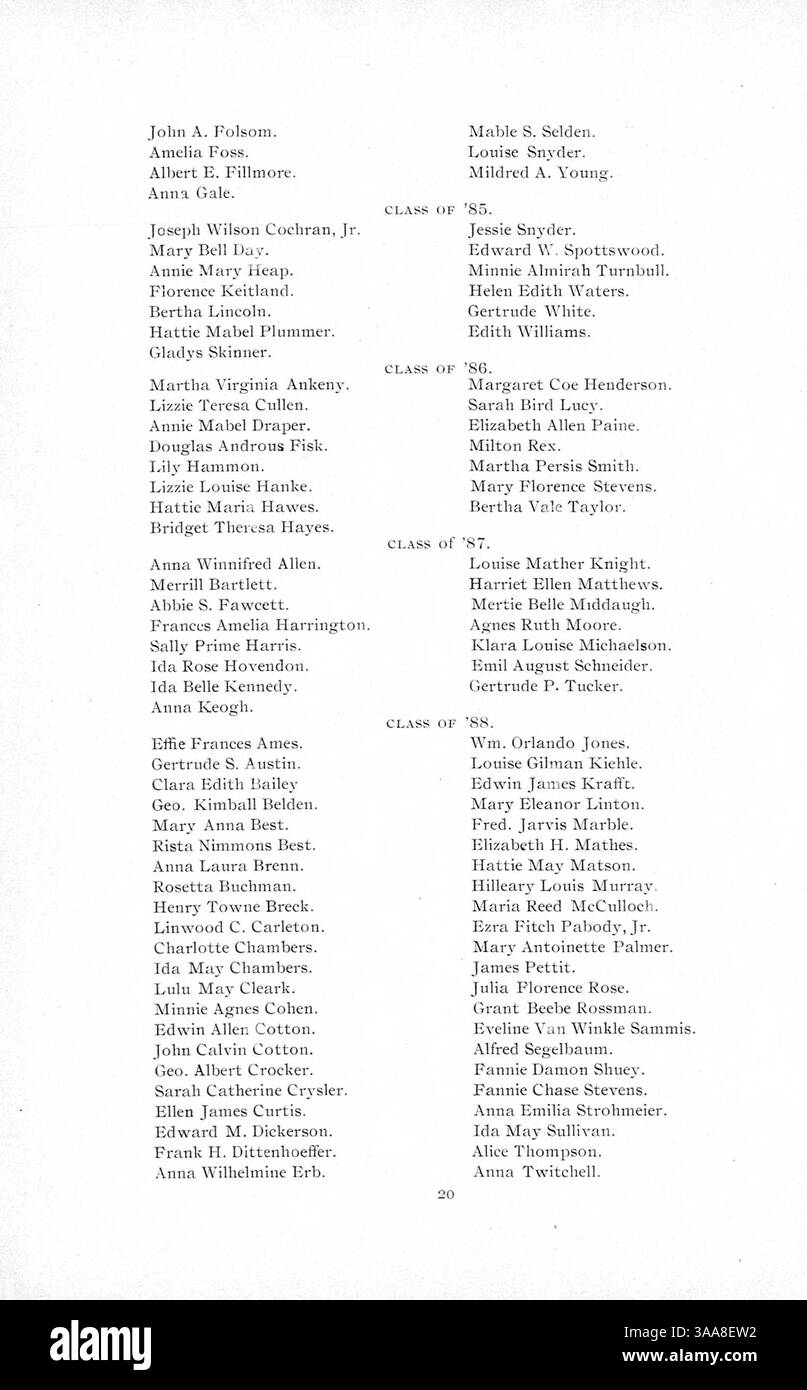 The 1892 central high school yearbook highlights the students hi-res ...