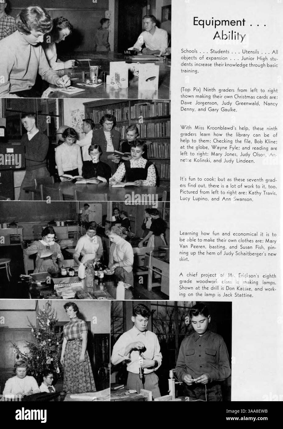 The 1955 orator yearbook from patrick henry high school captures hi-res ...