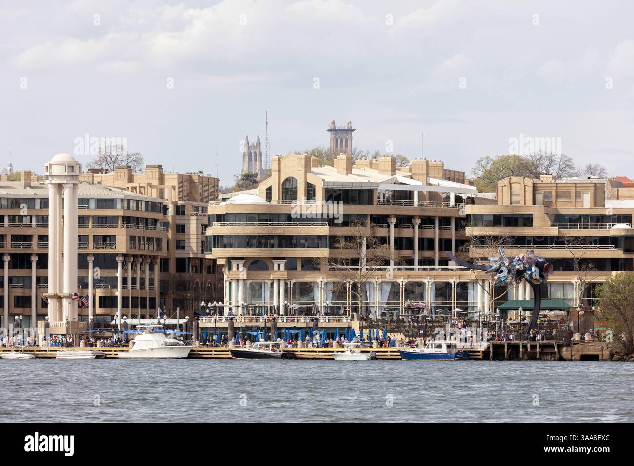 The Georgetown Waterfront in Washington, D.C Stock Photo - Alamy