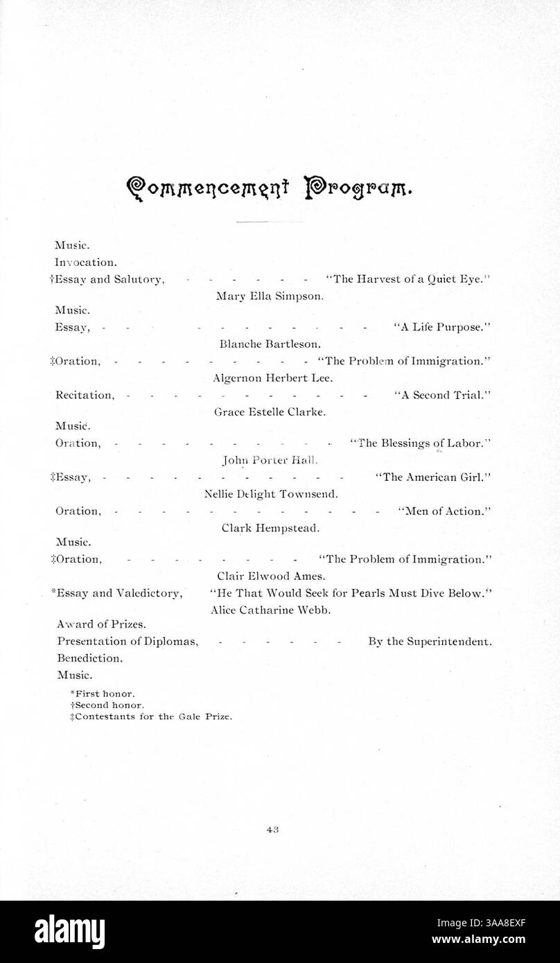 The 1892 Central High Yearbook highlights significant events from the ...