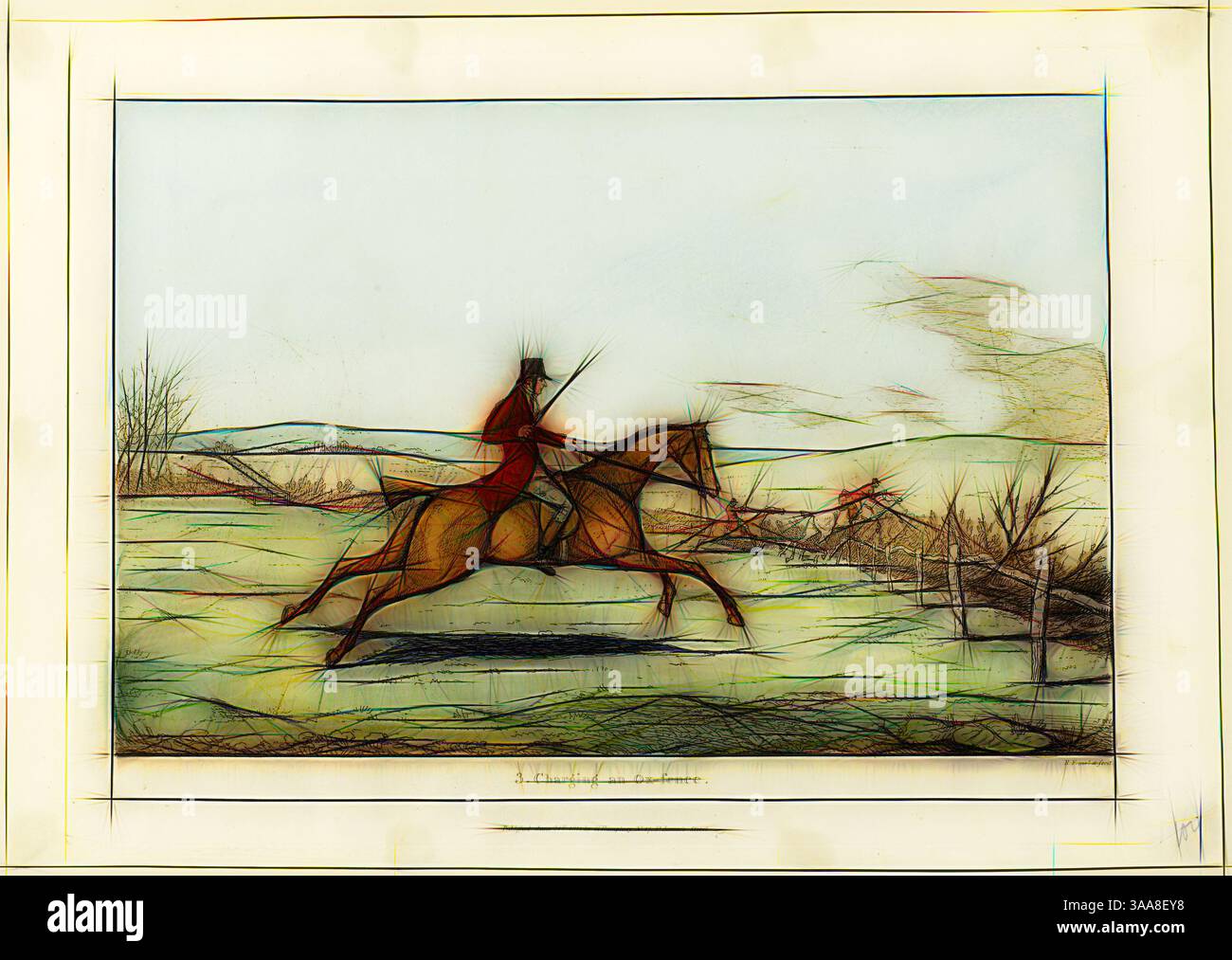 Dynamic figure gallops hi-res stock photography and images - Alamy