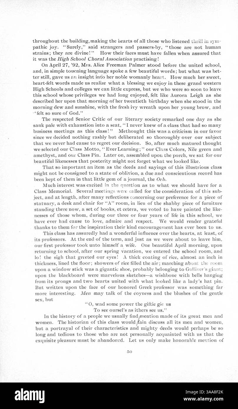 The Central High Yearbook from 1892 highlights key events from the 1891 ...