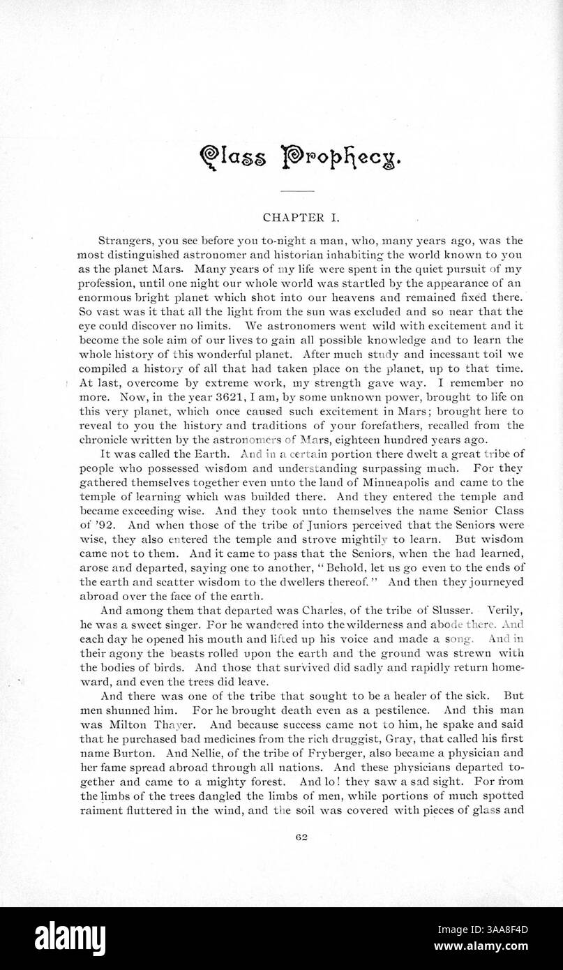 This 1892 yearbook from Central High School details the 1891-1892 ...