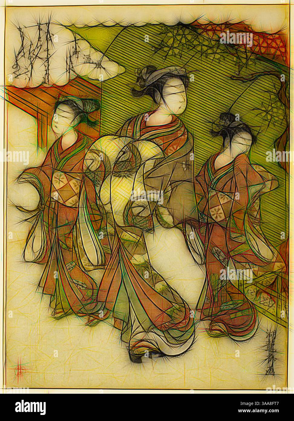 Flowing garments feature intricate designs hi-res stock photography and ...