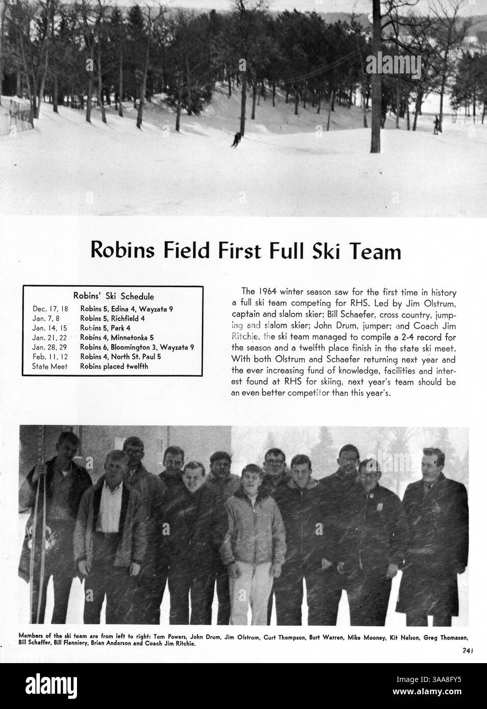 The Robbinsdale High School yearbook from 1964, 'The Robin,' captures ...