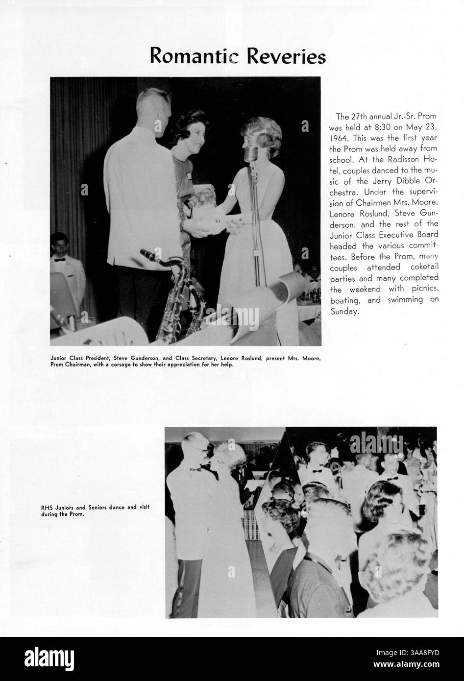 This 1964 Robbinsdale High School yearbook, 'The Robin,' highlights ...