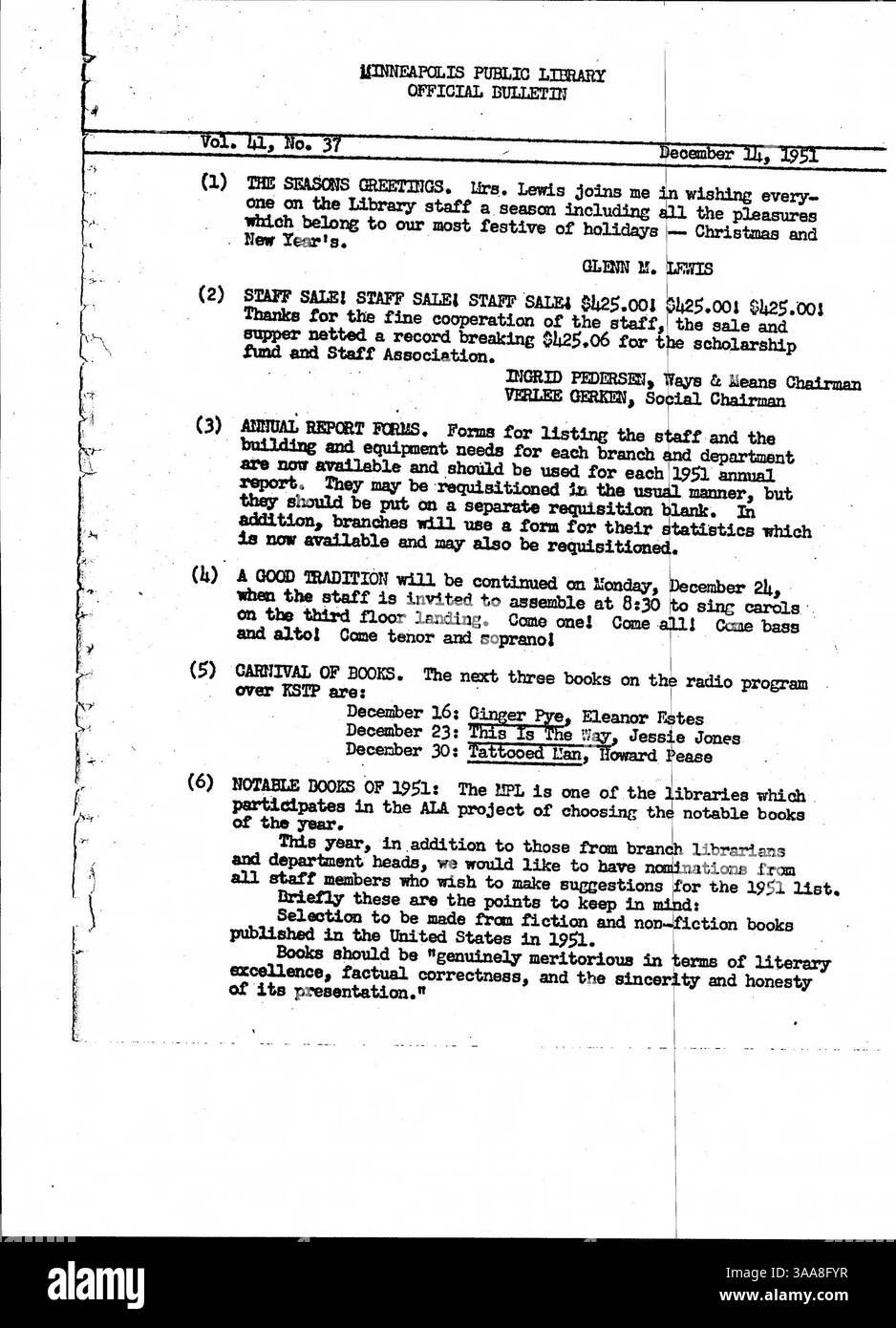 The 1951 minneapolis public library official bulletin is a commu hi-res ...