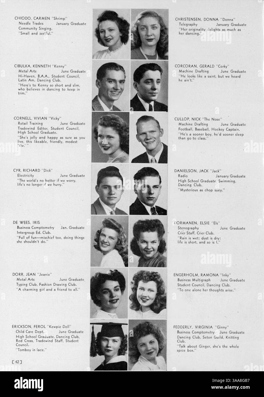 The 1947 yearbook captures the 1946-1947 school year, documenting ...