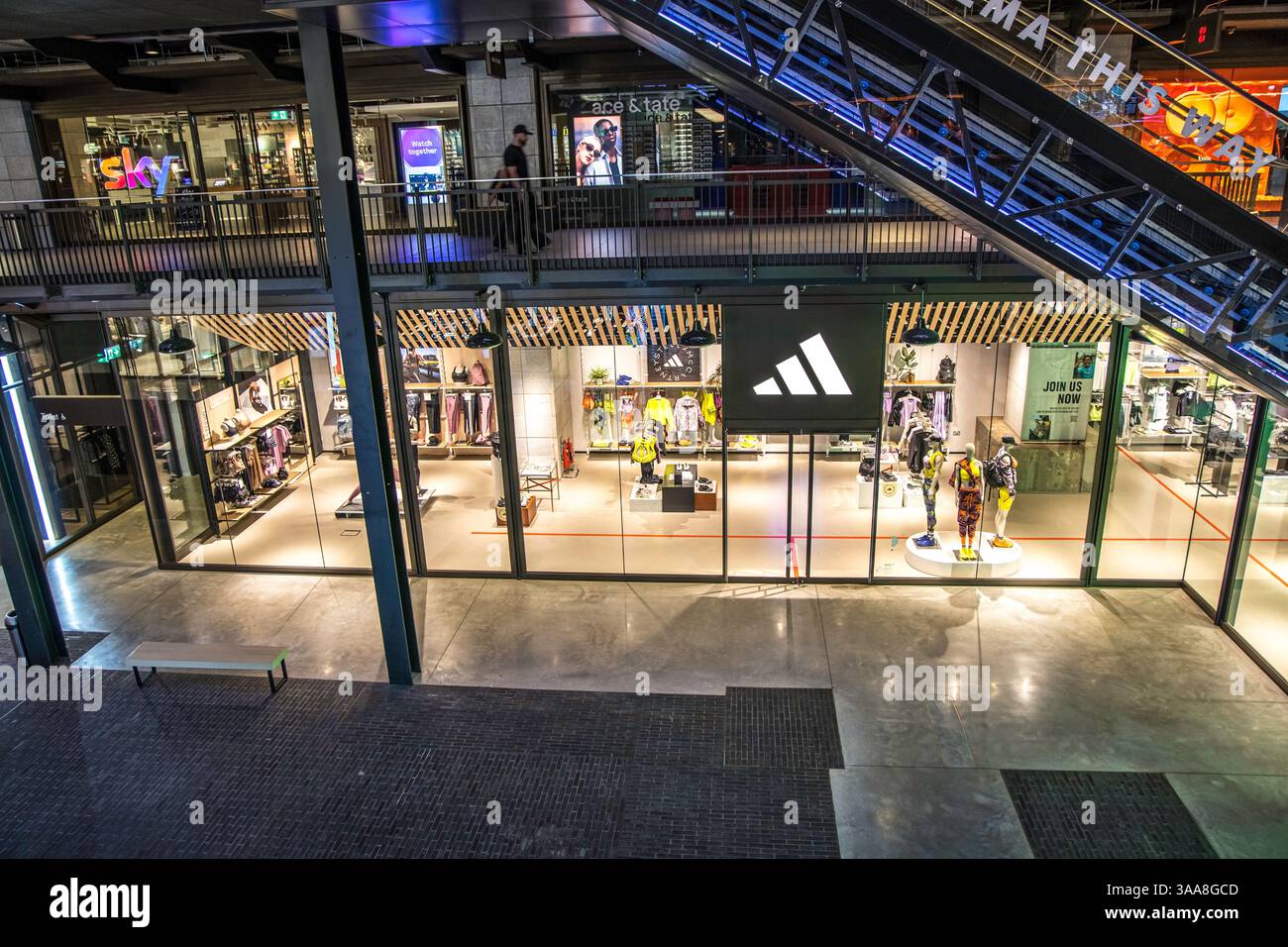 Battersea power station adidas hi-res stock photography and images - Alamy