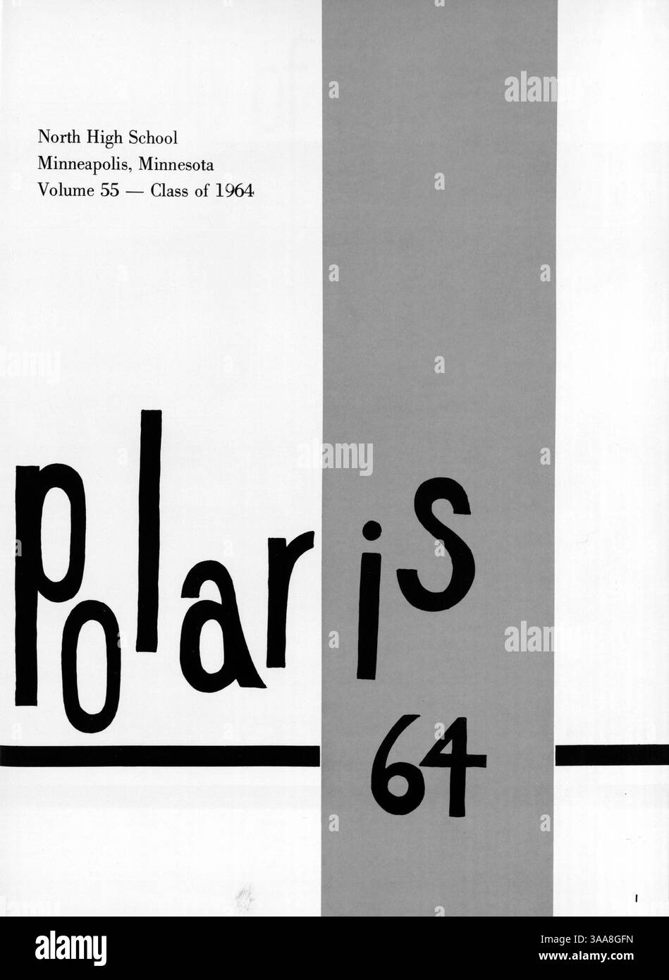 Polaris 64, the 1964 Yearbook from North High School, records the year ...