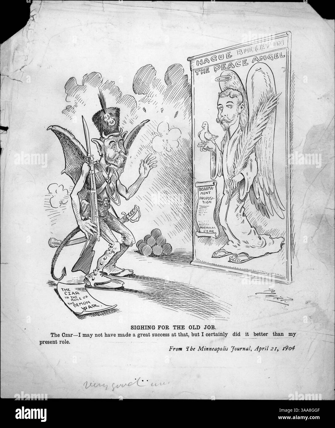 This historical print from Hennepin County Library shows Czar Nicholas ...