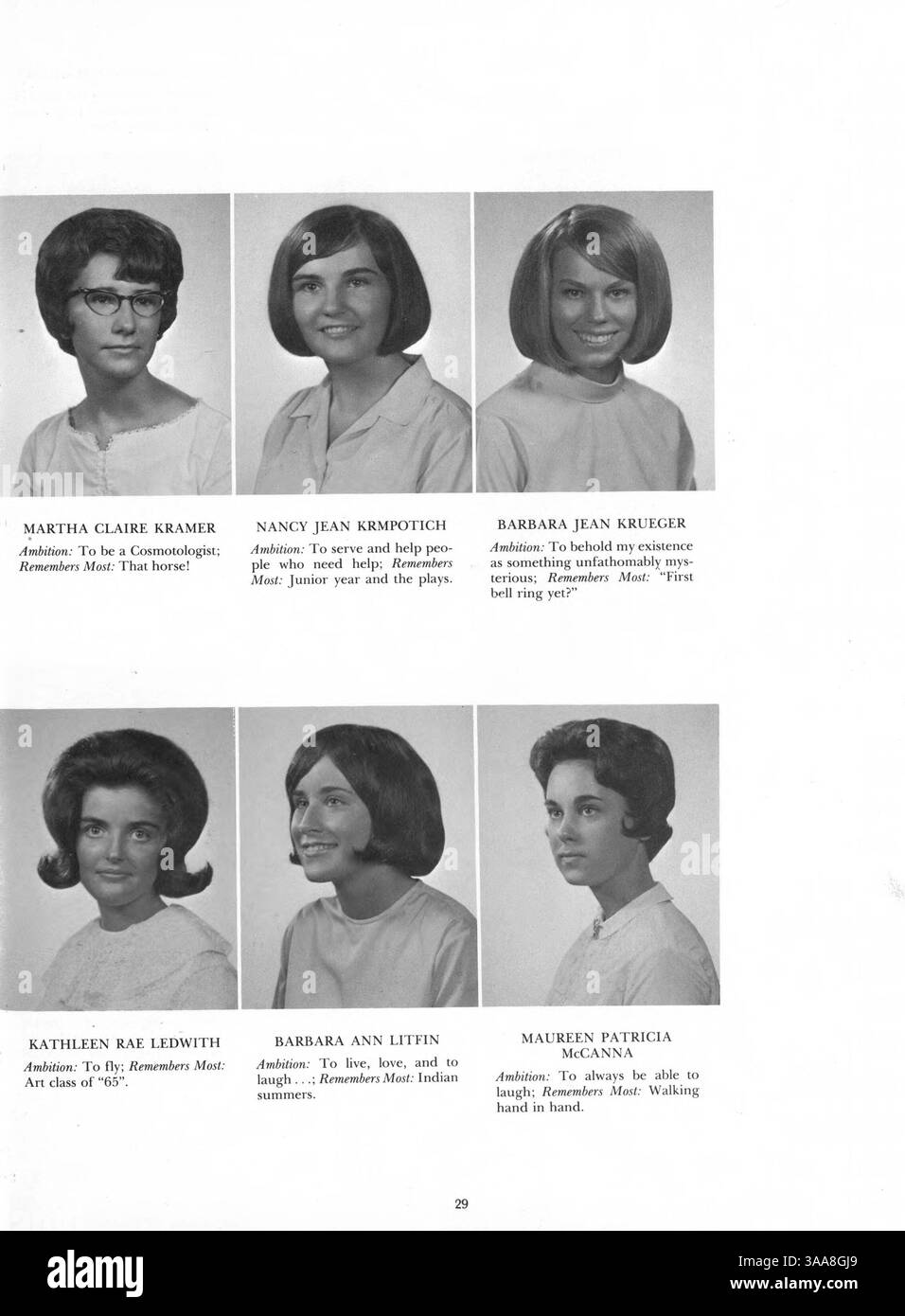 The 1966 Angelus Yearbook documents the achievements of students and ...