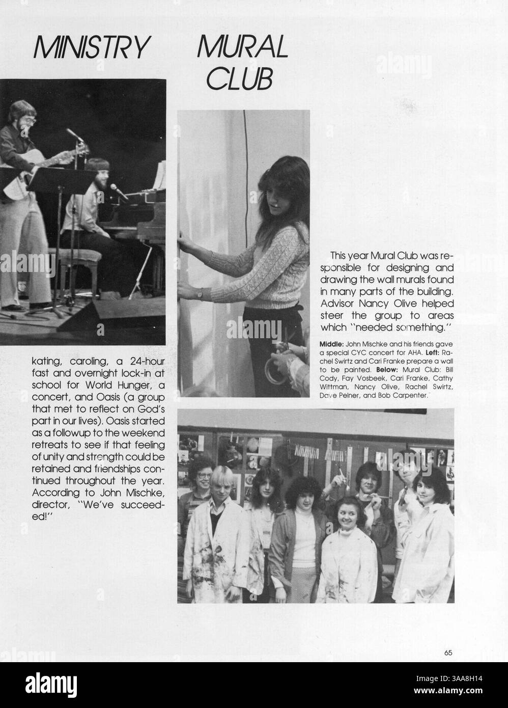 The 1982 Angelus Yearbook commemorates its 50th edition by documenting ...