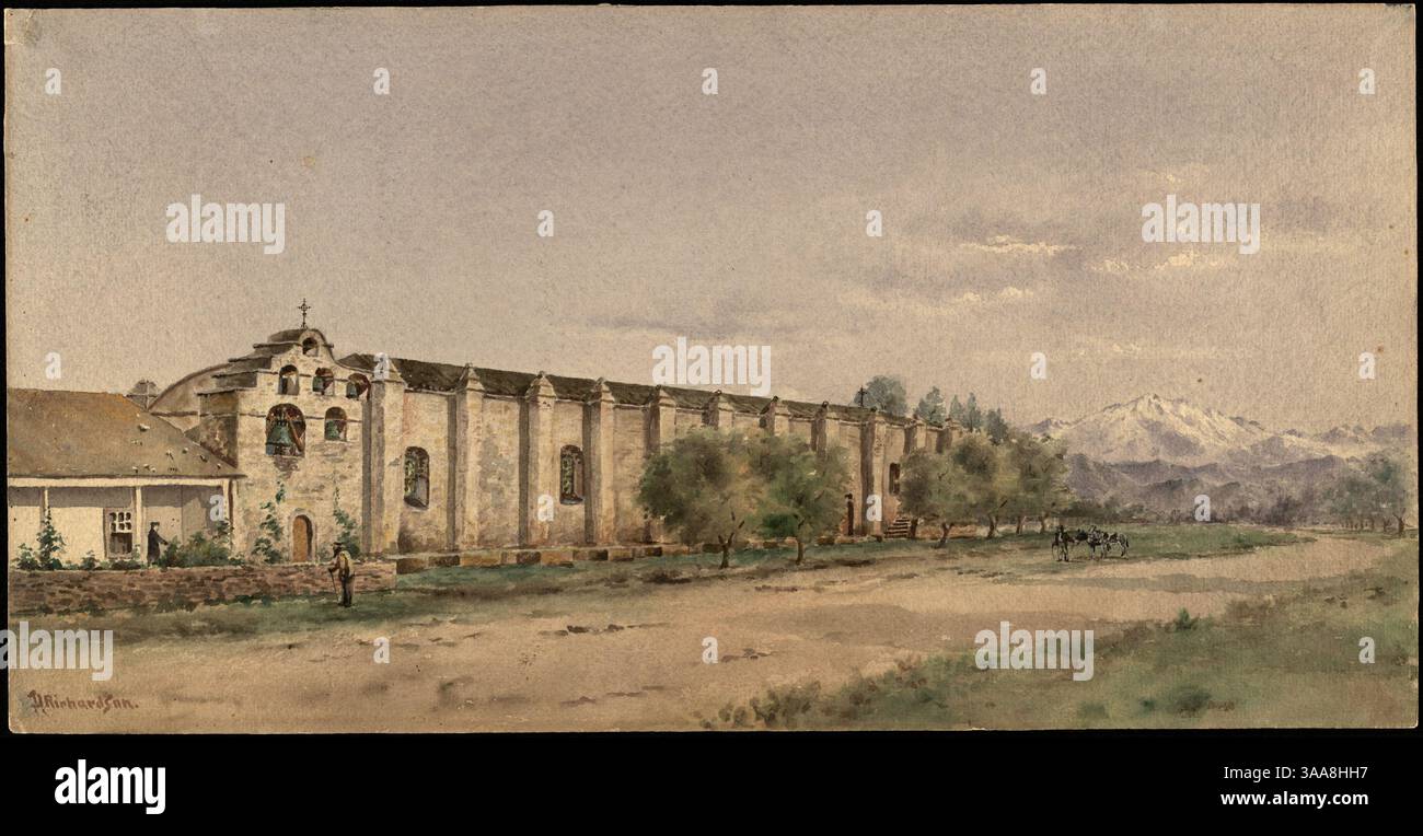 Mission San Gabriel Arcangel, located in California, is a historical ...