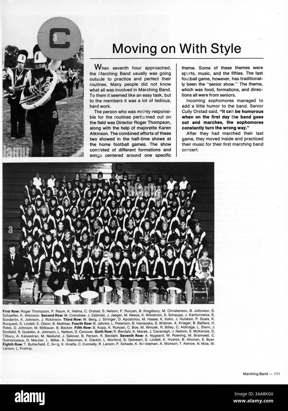 Cooper high schools yearbook from 1984 hi-res stock photography and ...