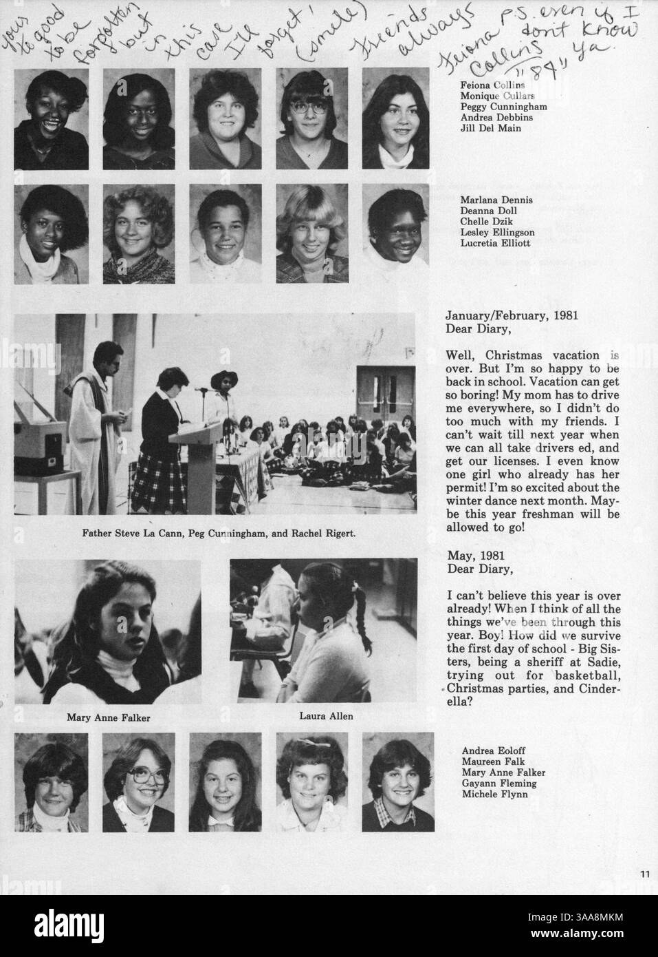 This 1981 yearbook from Regina High School features images and content ...